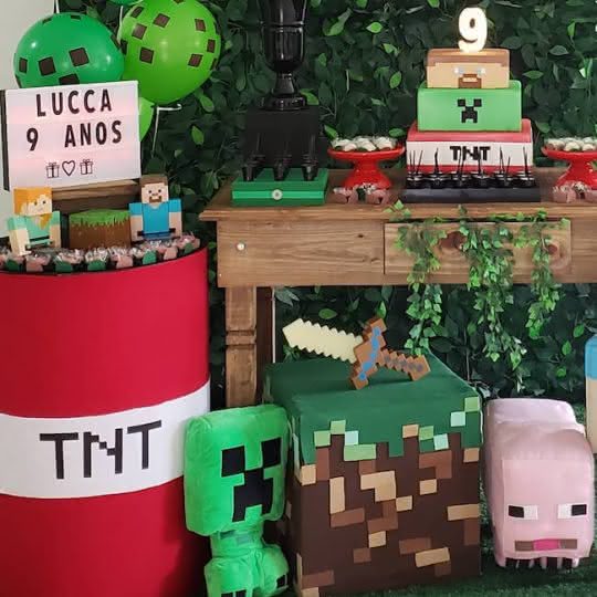 Aniversário com tema Minecraft: 42 ideias para a festa