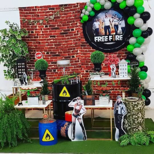 Decoração Free Fire: confira 23 ideias para o aniversário