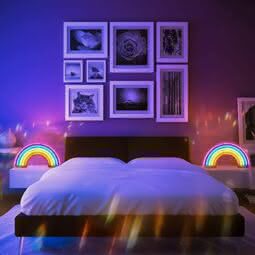 Quarto com neon: 37 ideias criativas para decorar o ambiente