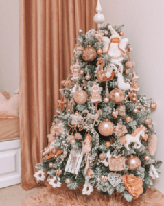 Árvore de natal rose gold: 30 modelos apaixonantes