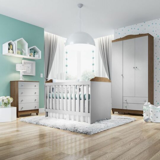 Quarto de bebê verde: 44 inspirações para usar a cor