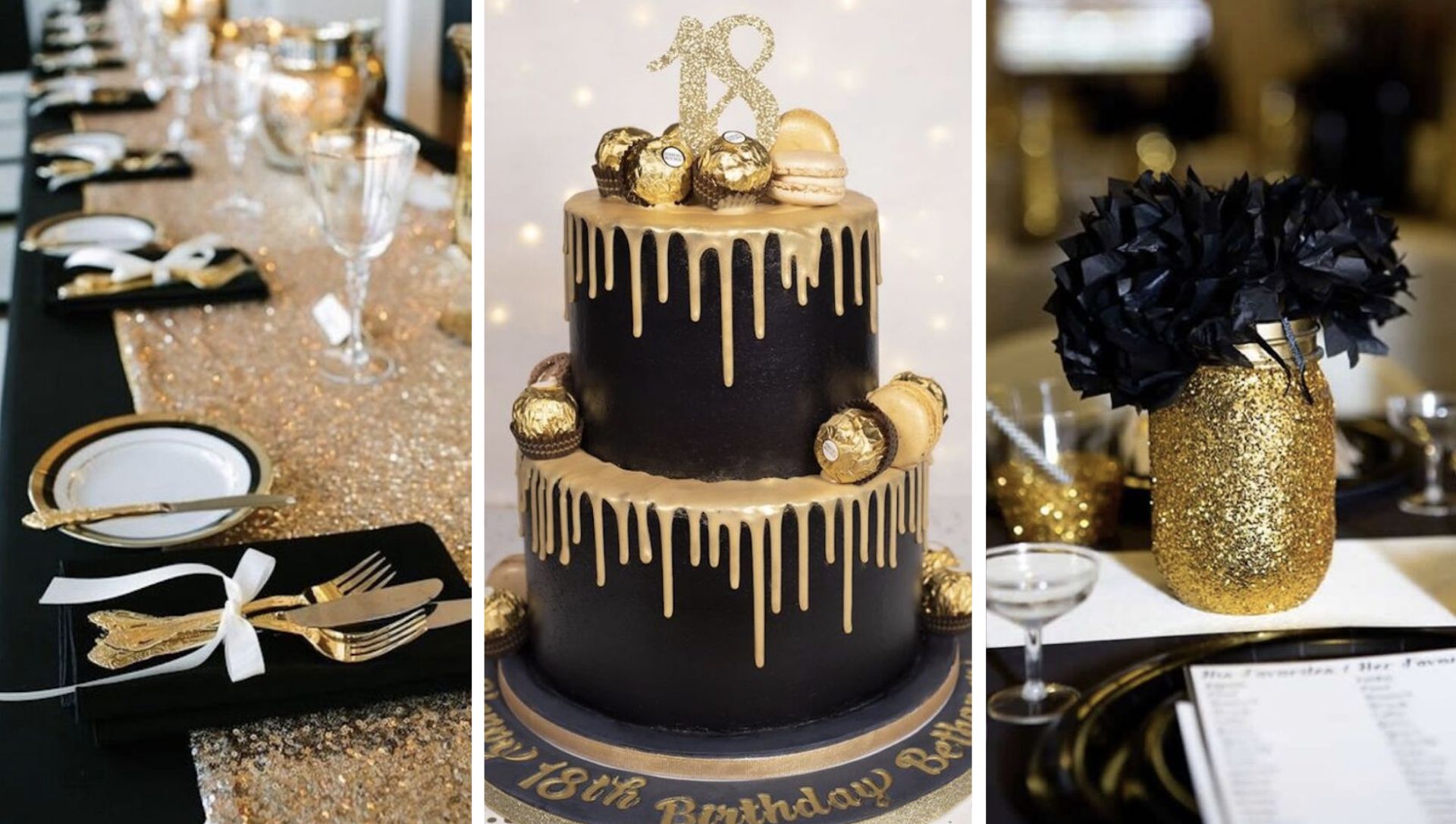 Festa Preto e Dourado: 32 Ideias Surpreendentes